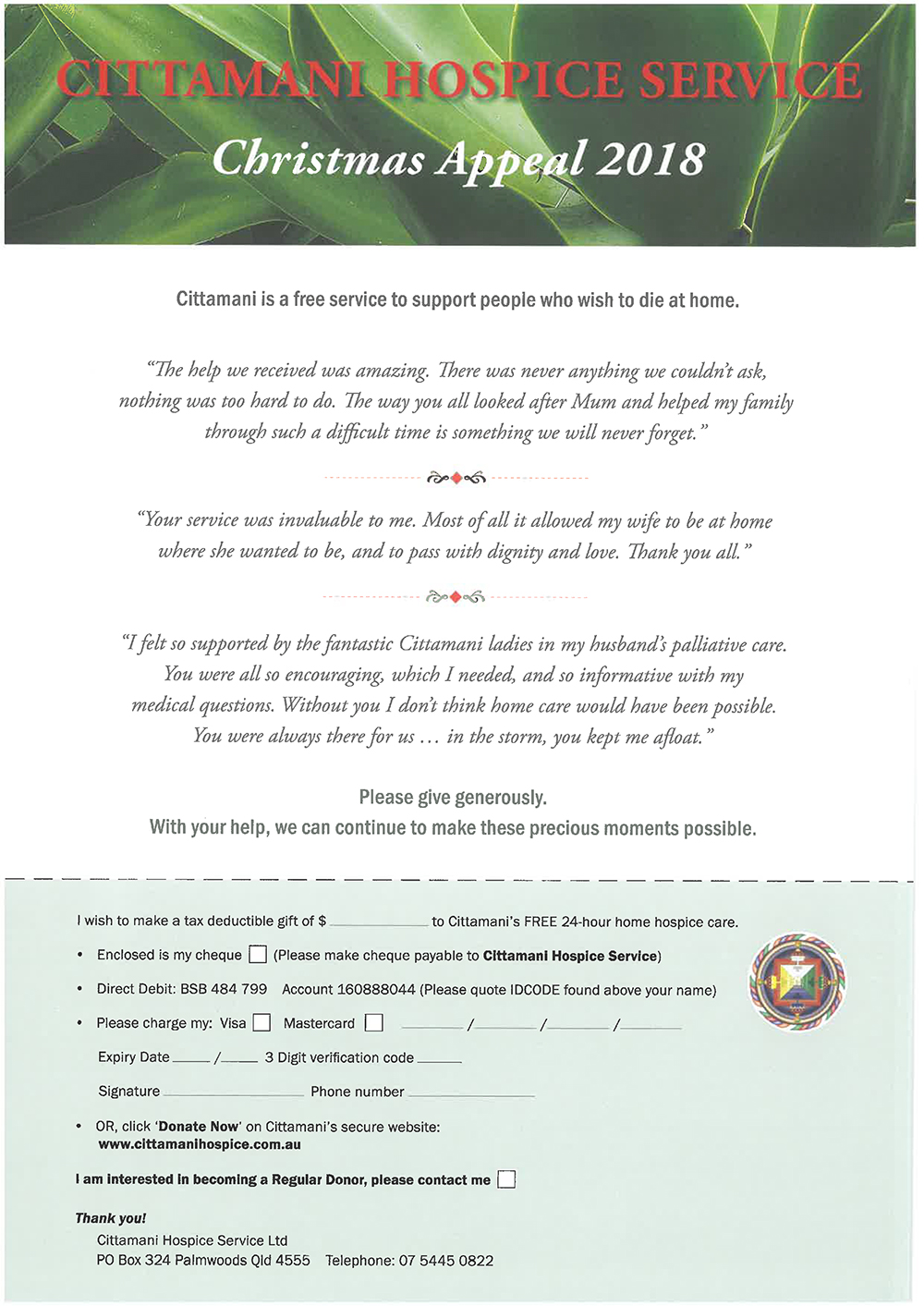 Appeal | Cittamani Hospice